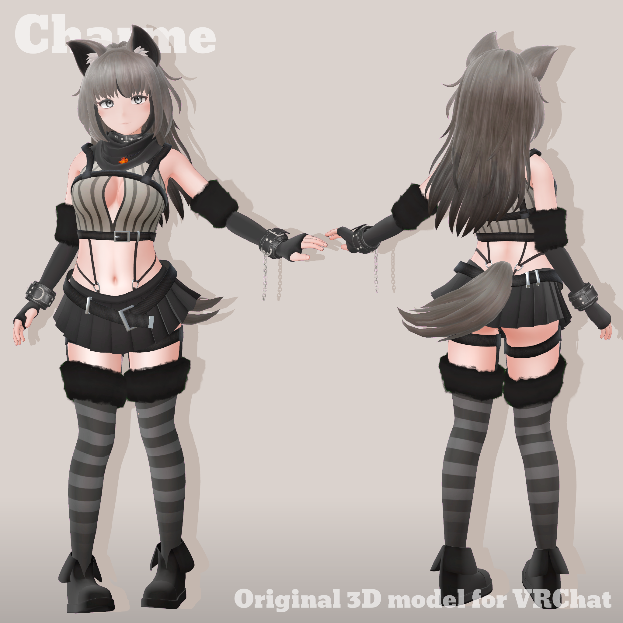 VRChat向け3Dモデル「シャルメ」 - Eastern Wind - BOOTH