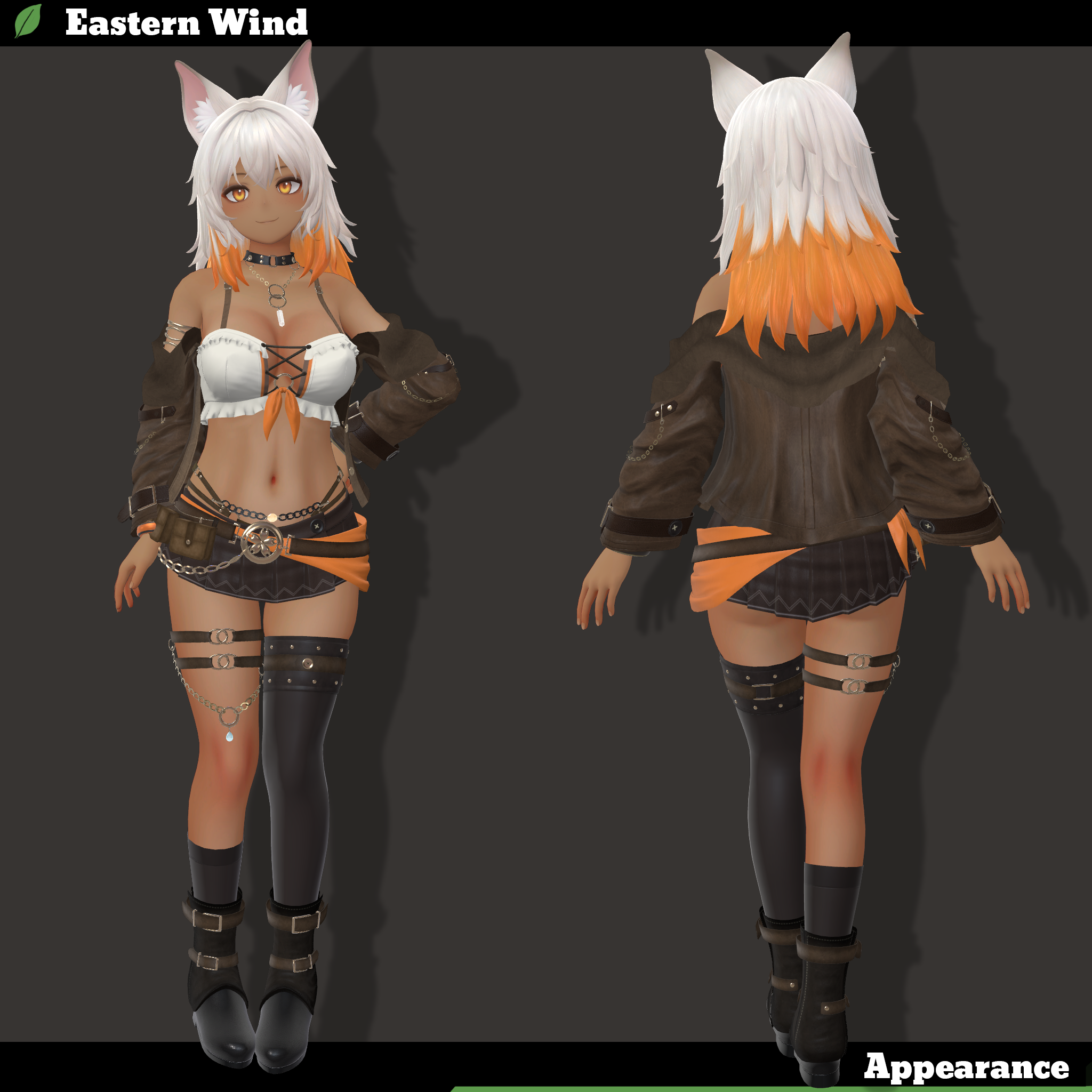 VRChat向け3Dモデル「シャーレン」 - Eastern Wind - BOOTH