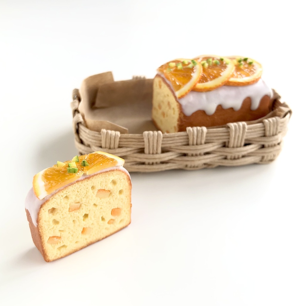 1/3 オレンジパウンドケーキ(ホール+1カット) - 1/3洋菓子店 mimi - BOOTH