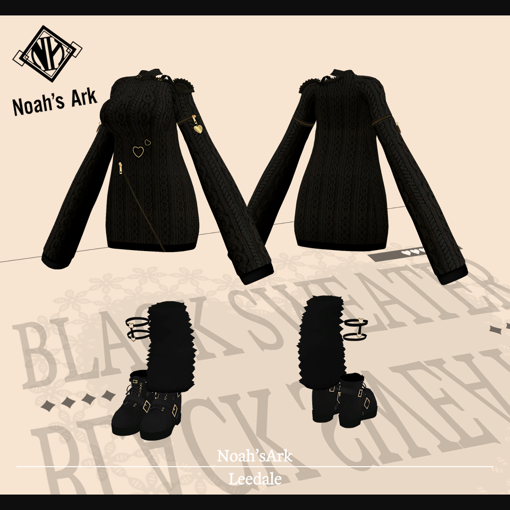 「ナナセ・ノワール」専用【3D衣装モデル】Leedale（リーデイル） - Noah’sArk【α】 - BOOTH