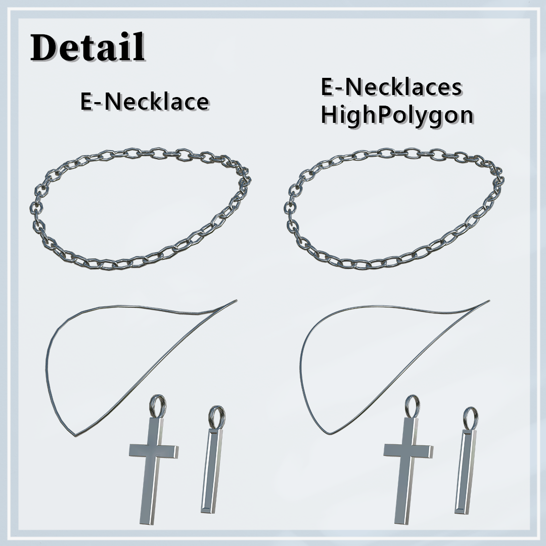 【MA対応】 E-Necklaces 【ショップフォロワー1000人記念無料配布】 - OmO - BOOTH
