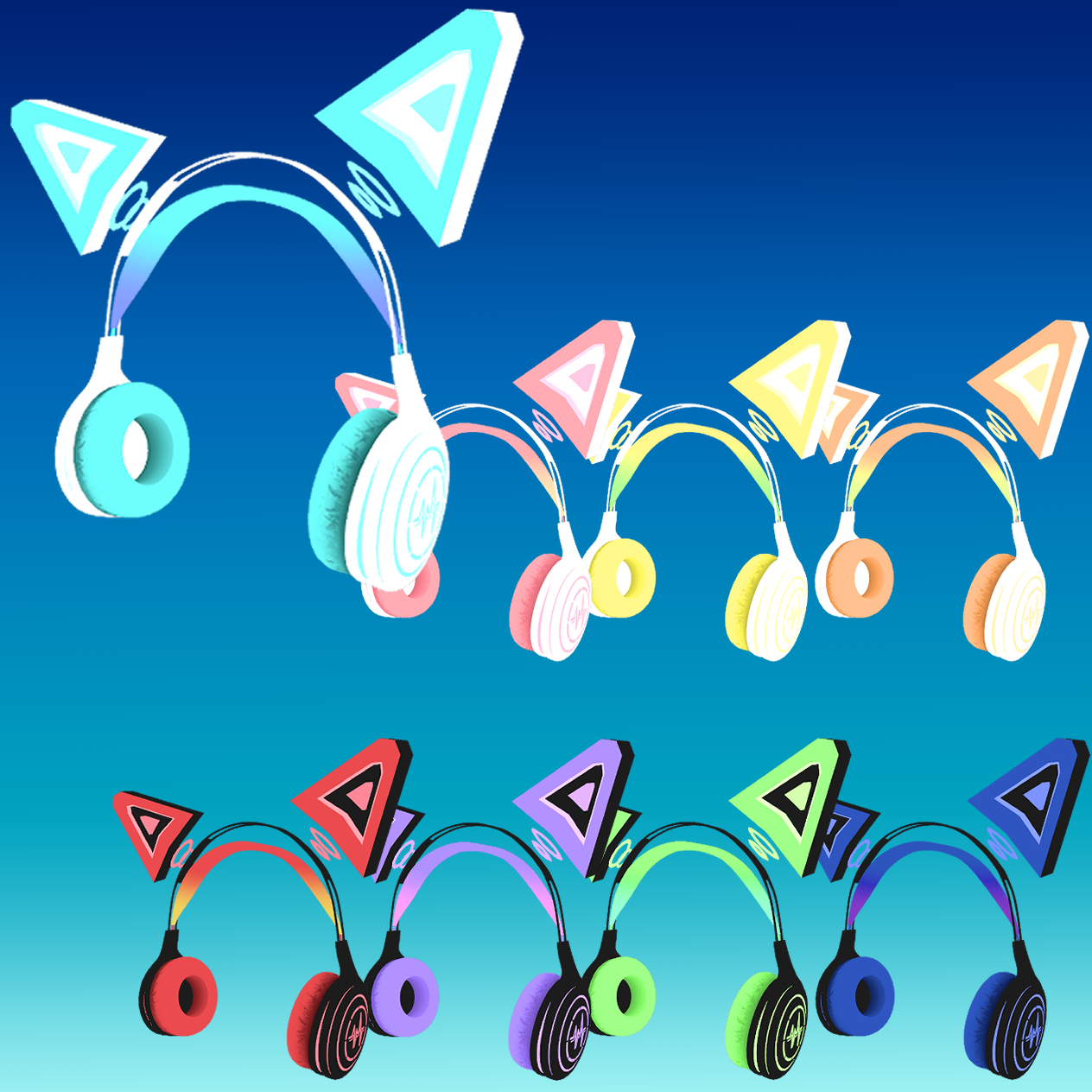 【無料】Nyan_Head[VRC想定] - ぺんぎんのすみか - BOOTH