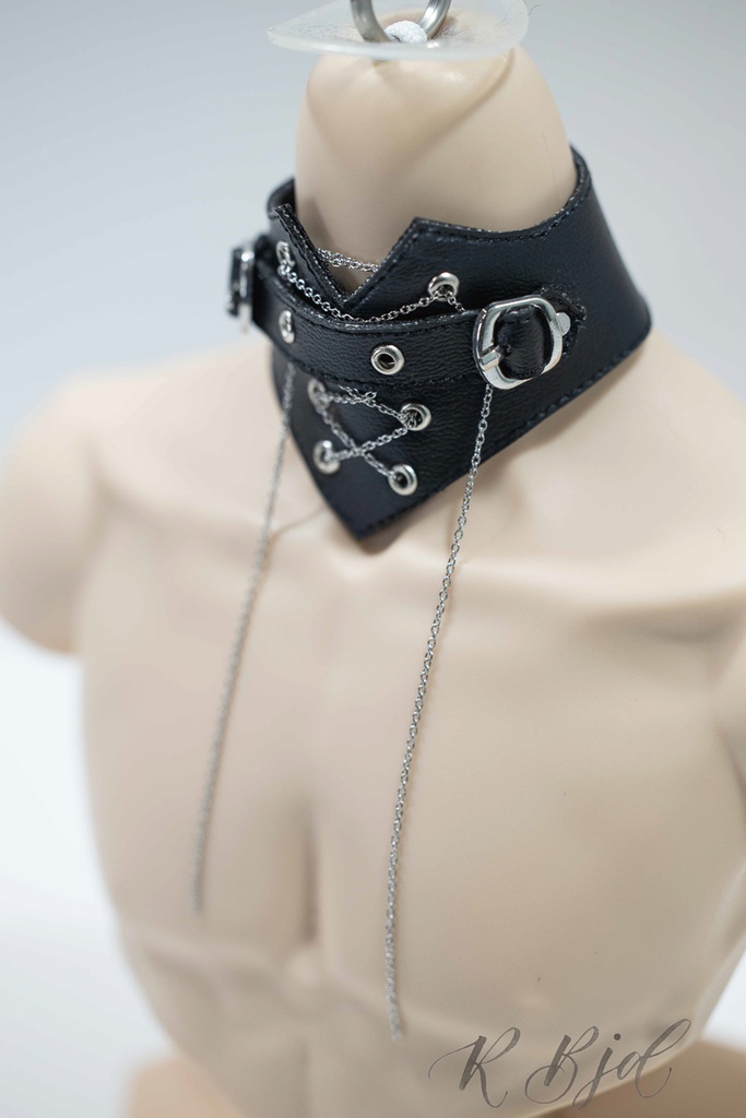 【SD17】パンク風チェーンリボン首飾り - 【R】BJD - BOOTH