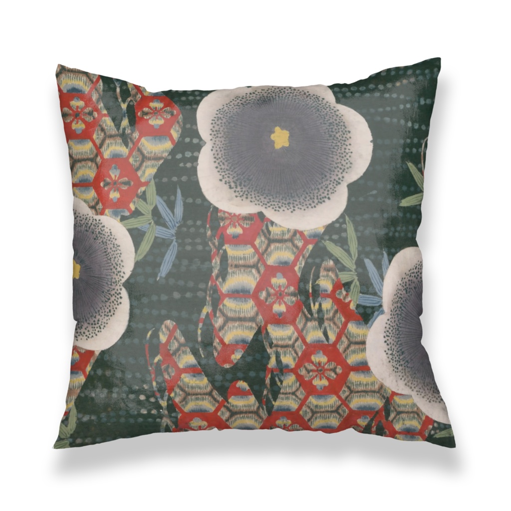 着物柄｜大正以前の着物図案より レトロな花柄② - canappedesign - BOOTH