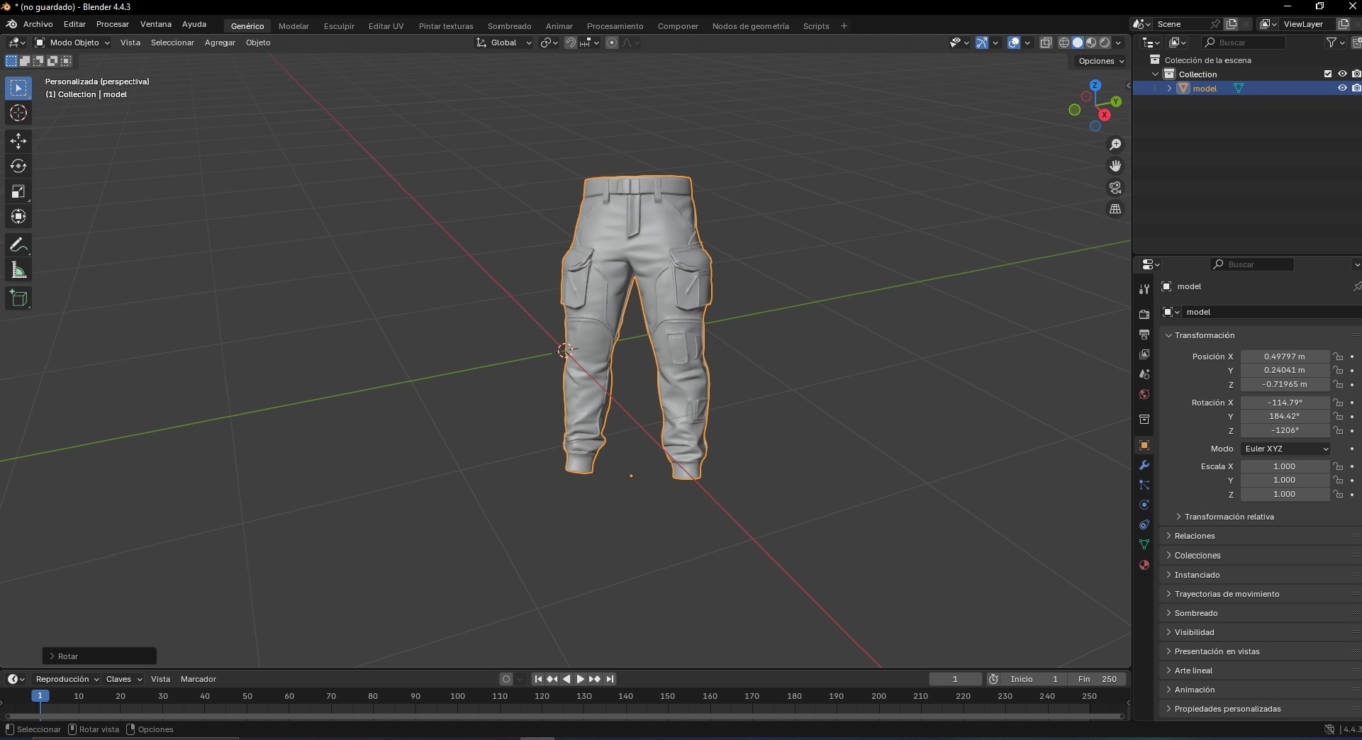 Jogger Cargo Pants – FBX For Avart of Unity/Blender/VRChat - Clothing ...