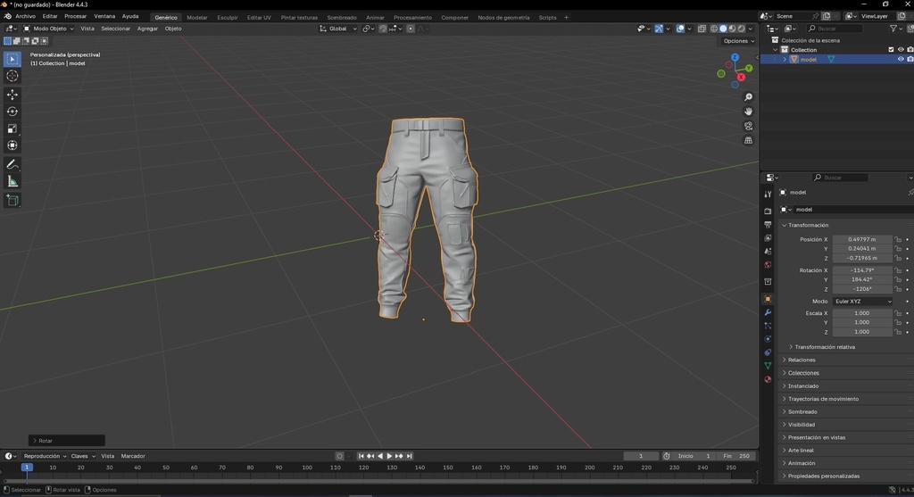 Jogger Cargo Pants – FBX For Avart of Unity/Blender/VRChat - Clothing ...