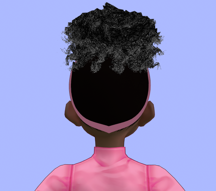 Vroid Afro Bun Preset! - beevie - BOOTH