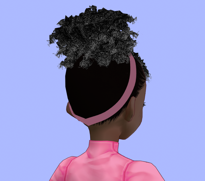Vroid Afro Bun Preset! - beevie - BOOTH