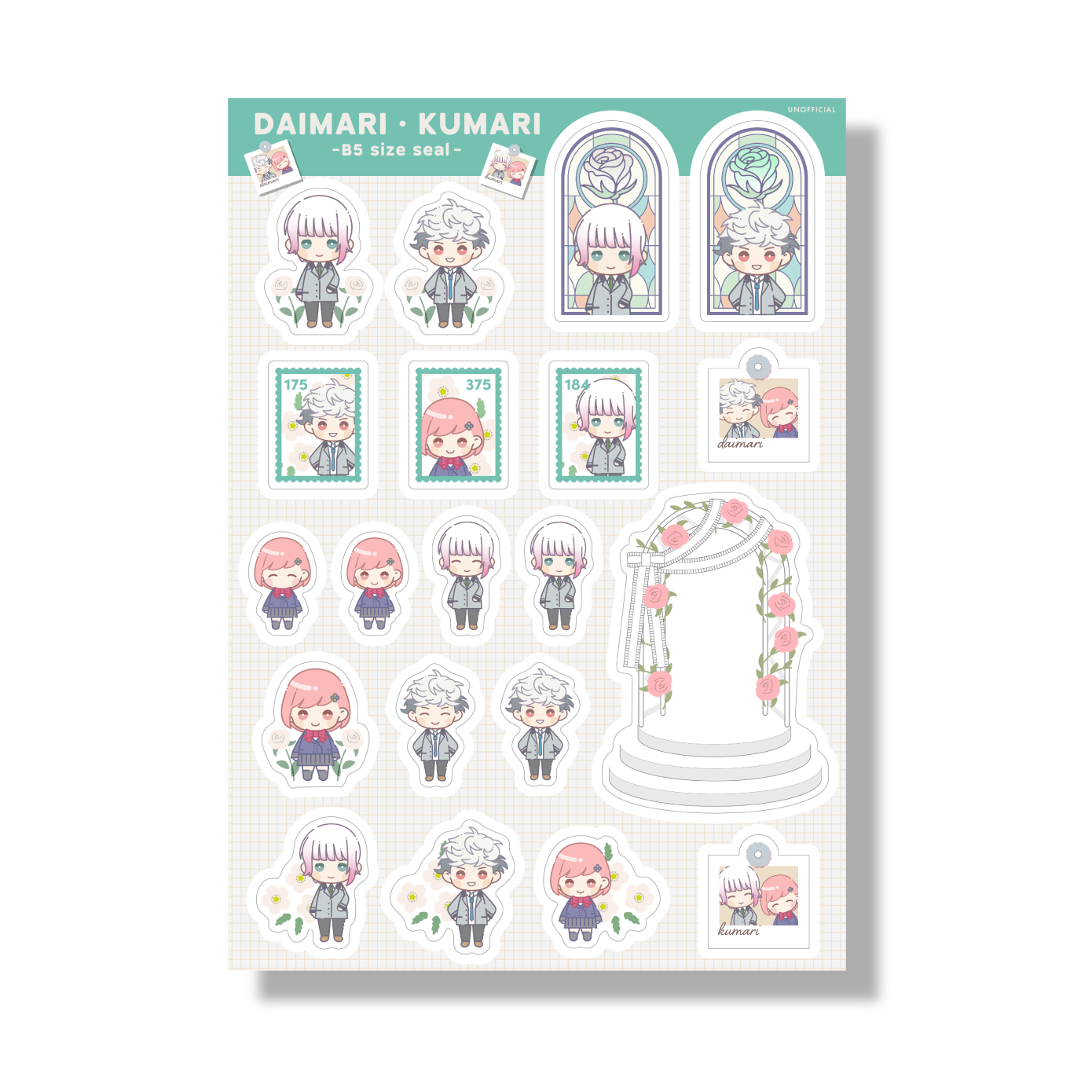 【ときメモGS4】アーチに乗せれるシール - flying-rumba - BOOTH