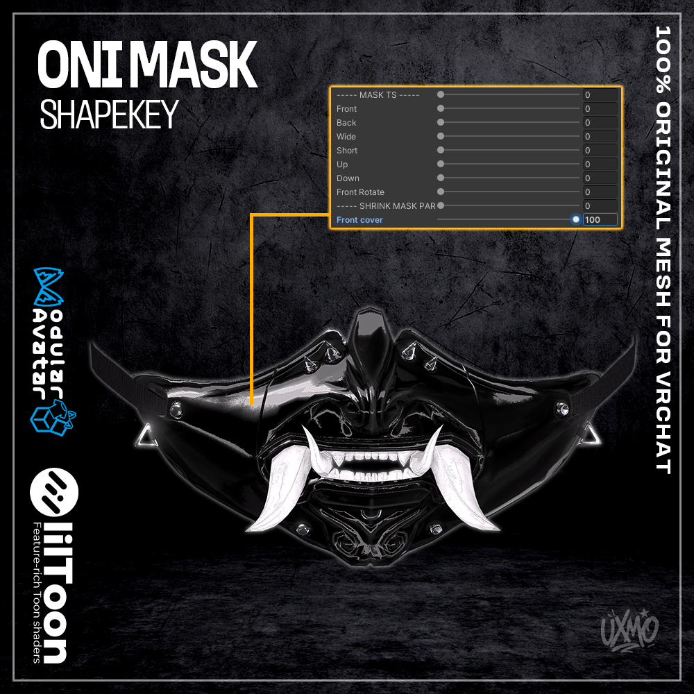 [ETC] UXMO Steam Punk Style Oni-Mask / [001] - 8 - Avatars - UXMO - BOOTH