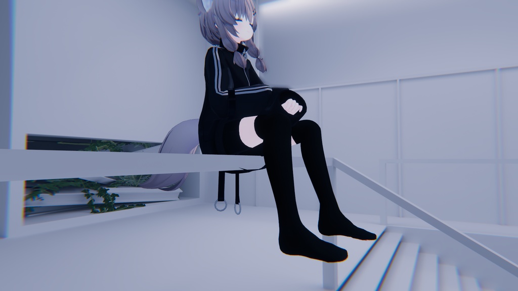 VRChat 】Knee Socks【 真冬 Mafuyu 】 - Veliony - BOOTH