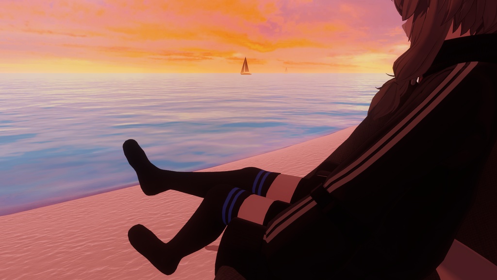 VRChat 】Knee Socks【 真冬 Mafuyu 】 - Veliony - BOOTH