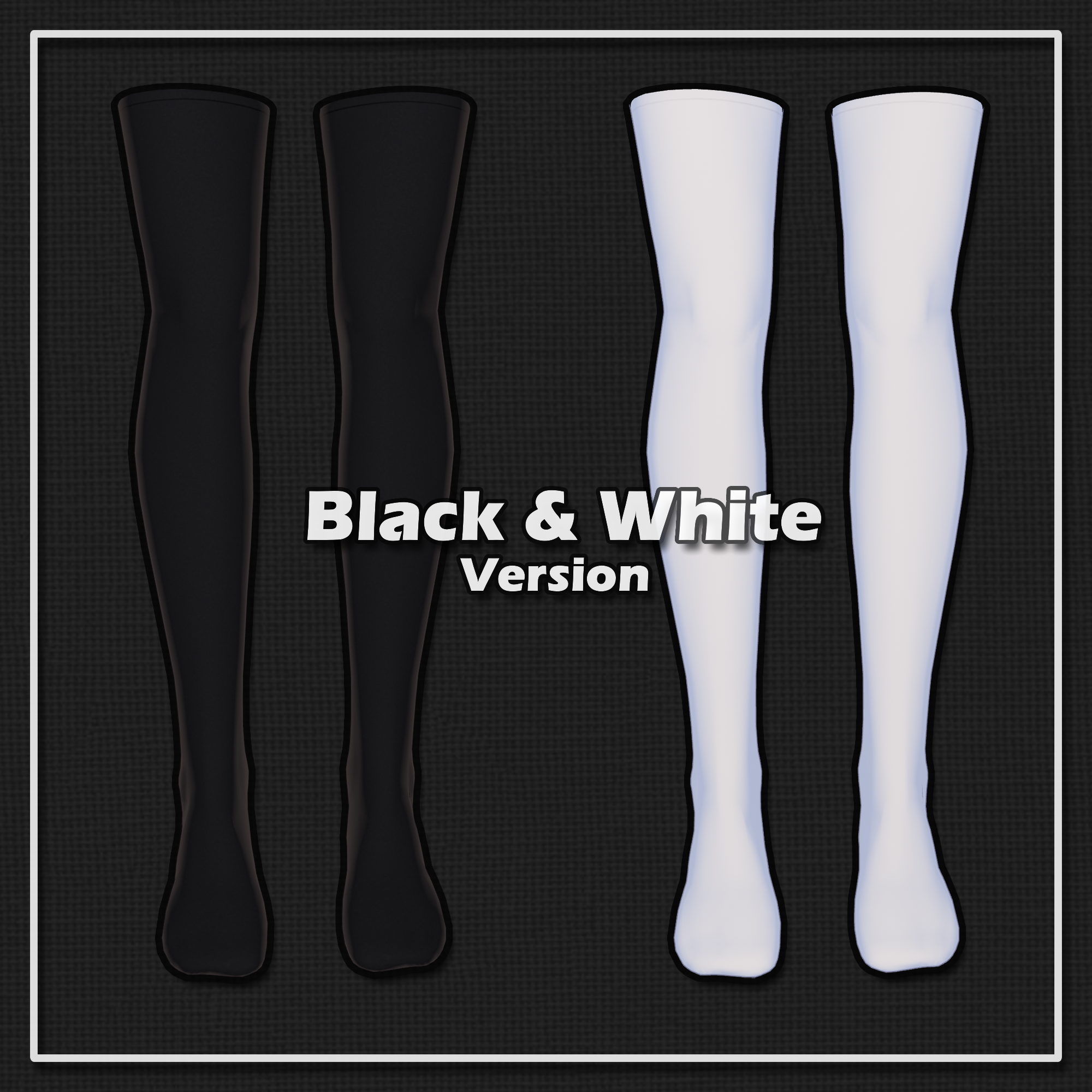 VRChat 】Knee Socks【 真冬 Mafuyu 】 - Veliony - BOOTH