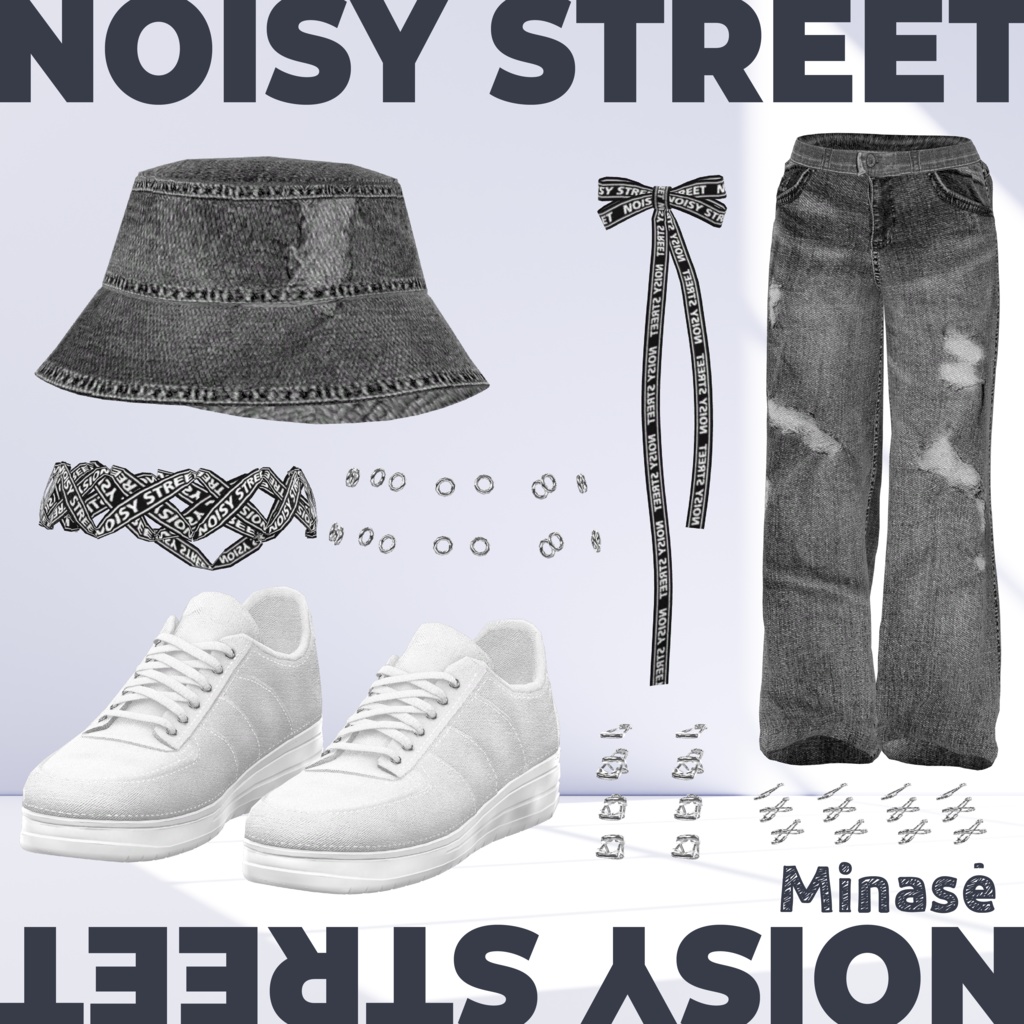 [PB] 5アバター対応 noisy street - KingSoap - BOOTH