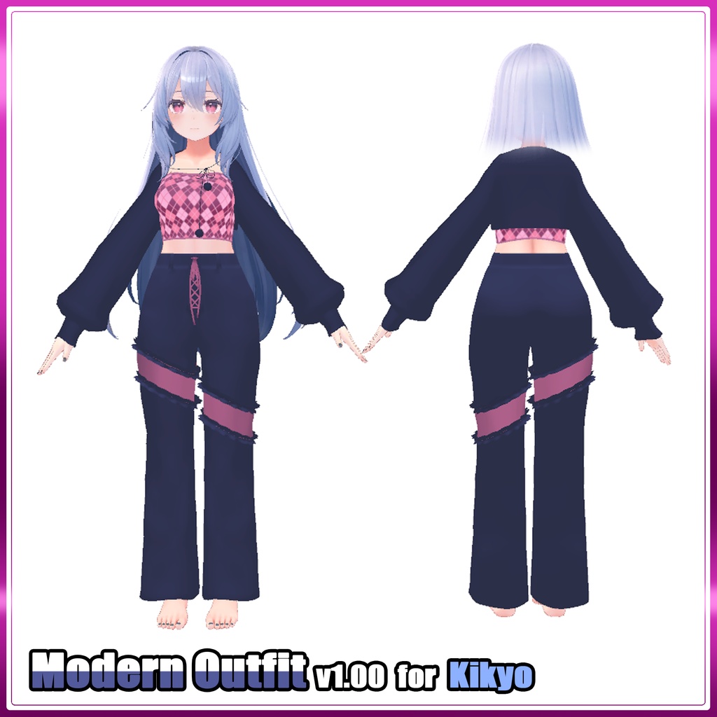[Free]Modern Outfit v1.00 for kikyo - HarisenStudio - BOOTH