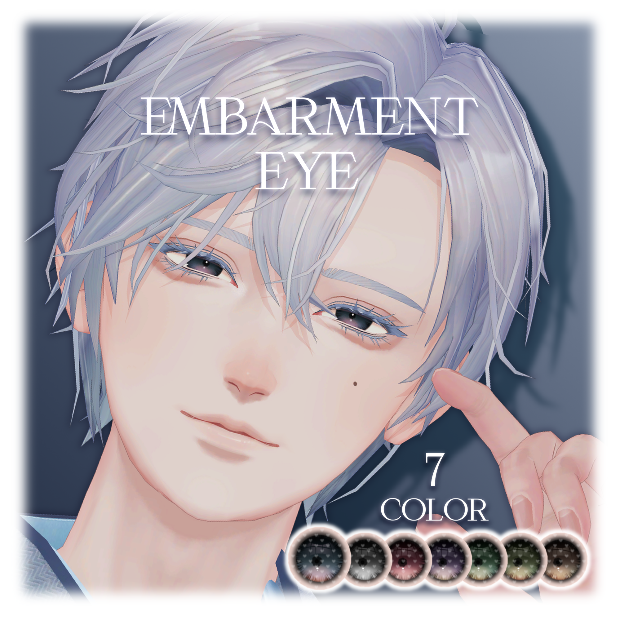 怜用アイテクスチャ「Embarment eye」- Rei eye texture- - #かにちーずころにー - BOOTH