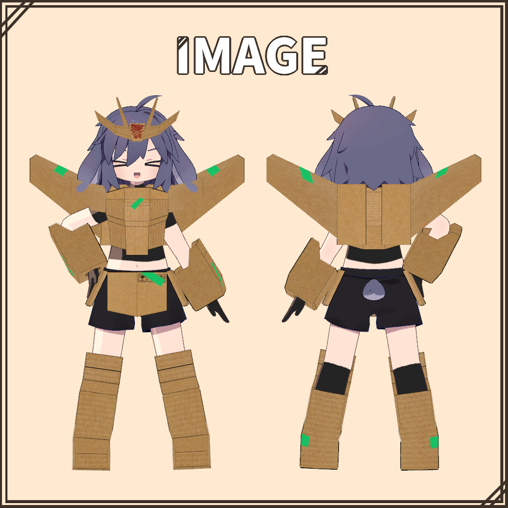 「Usasaki」専用【3D衣装モデル】 段ボール戰士 - Sanyu / サニュ - BOOTH