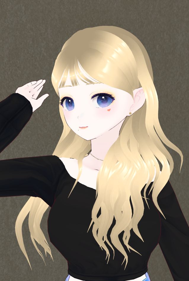 [vRoid] Bangs, Layered Perm Hairstyle - alphaggoong - BOOTH