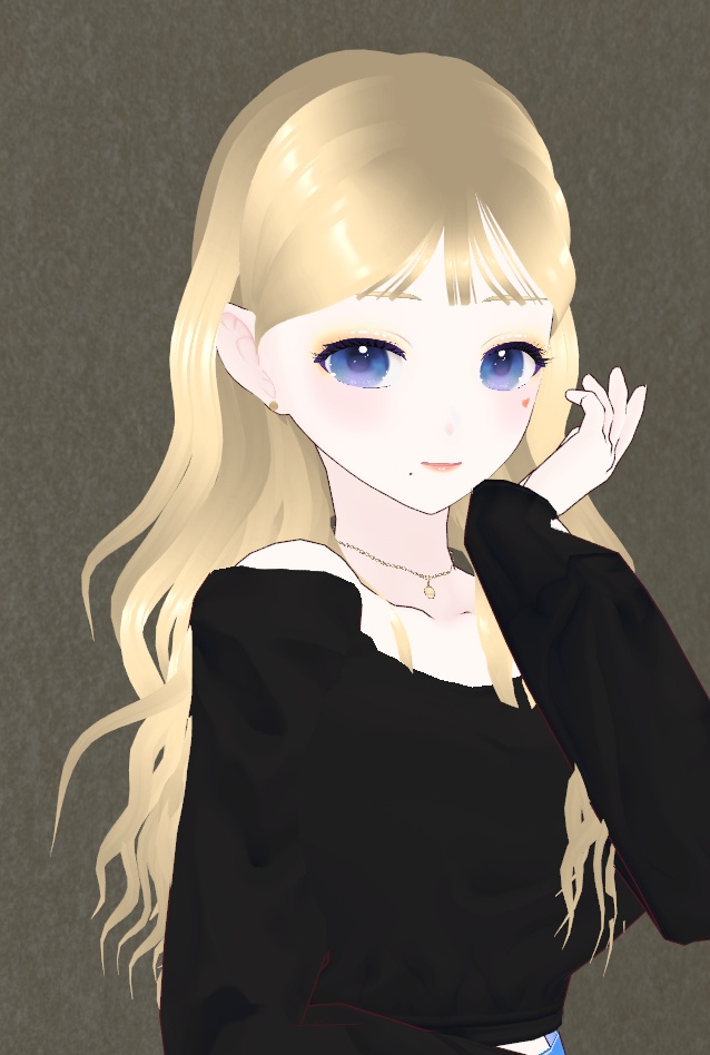 [vRoid] Bangs, Layered Perm Hairstyle - alphaggoong - BOOTH