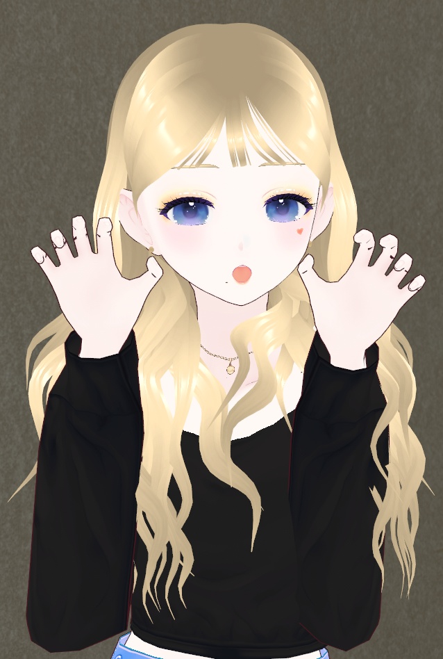 [vRoid] Bangs, Layered Perm Hairstyle - alphaggoong - BOOTH