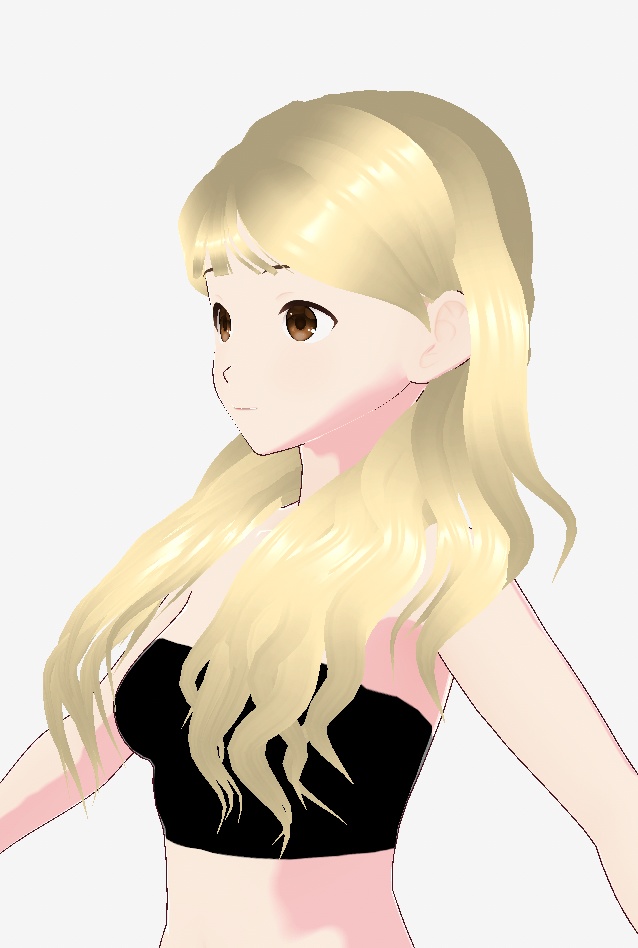 [vRoid] Bangs, Layered Perm Hairstyle - alphaggoong - BOOTH