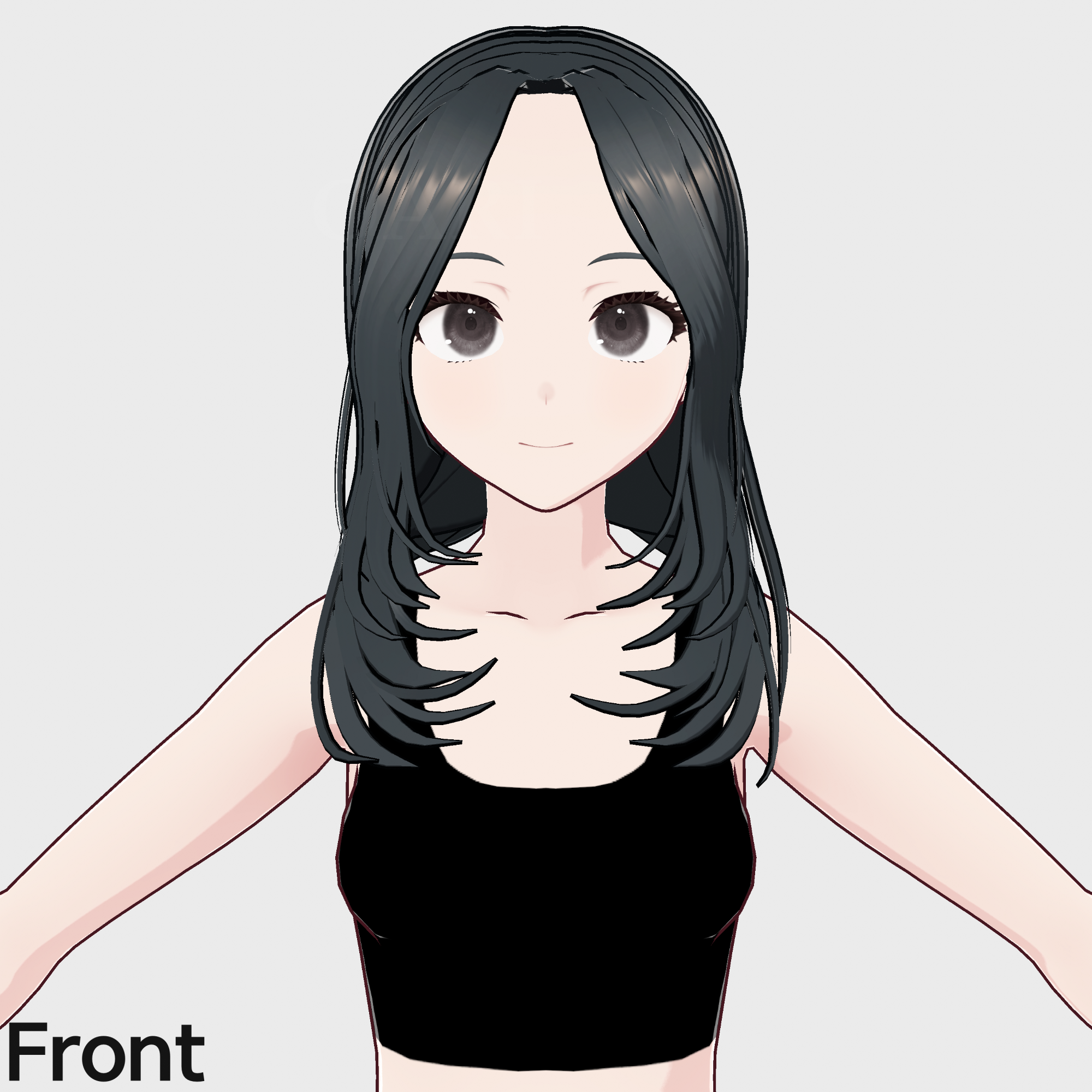 【VRoid】ロングヘアプリセット / Long hair preset - OARI shop - BOOTH