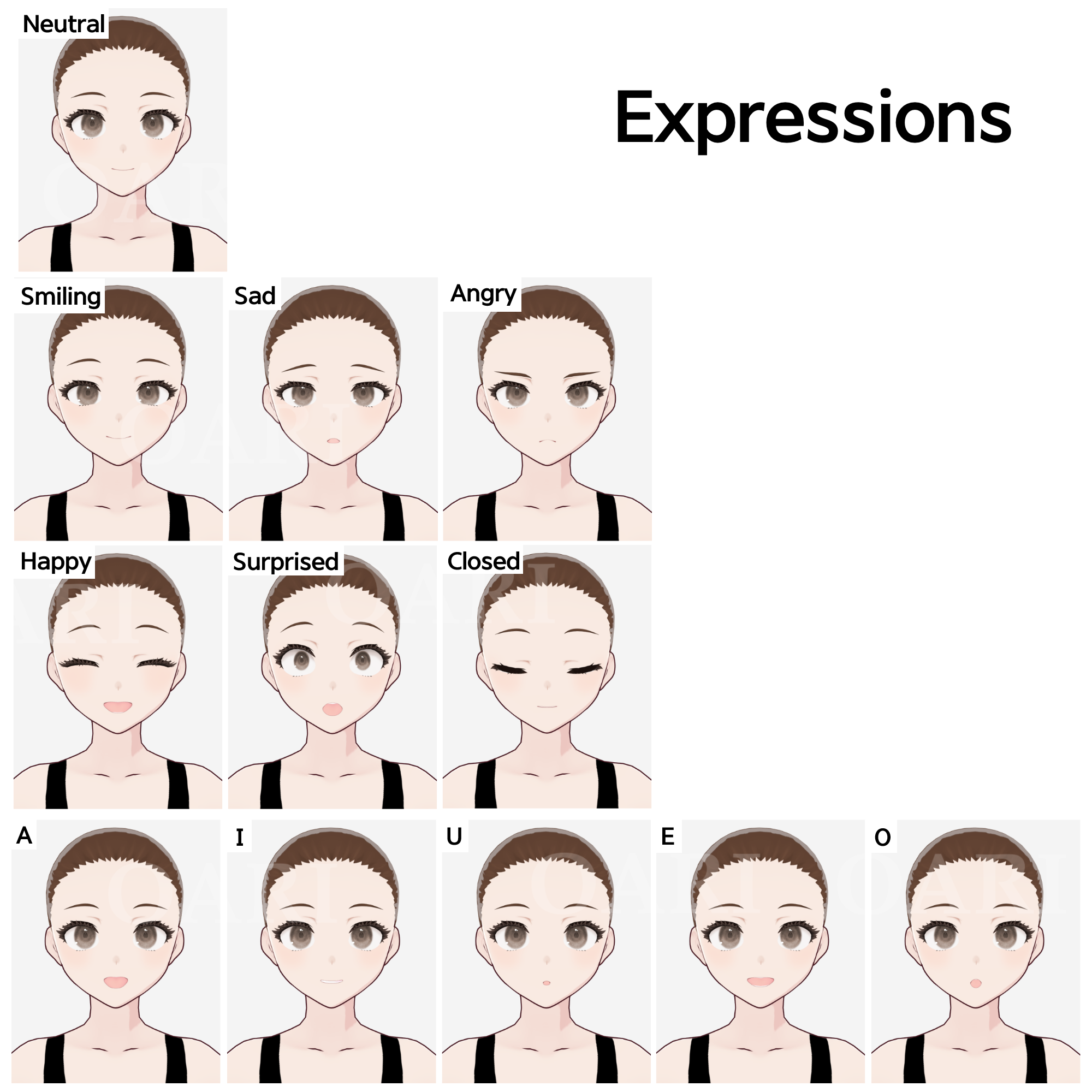 【VRoid】OARIのベースモデル / OARI base model - OARI shop - BOOTH