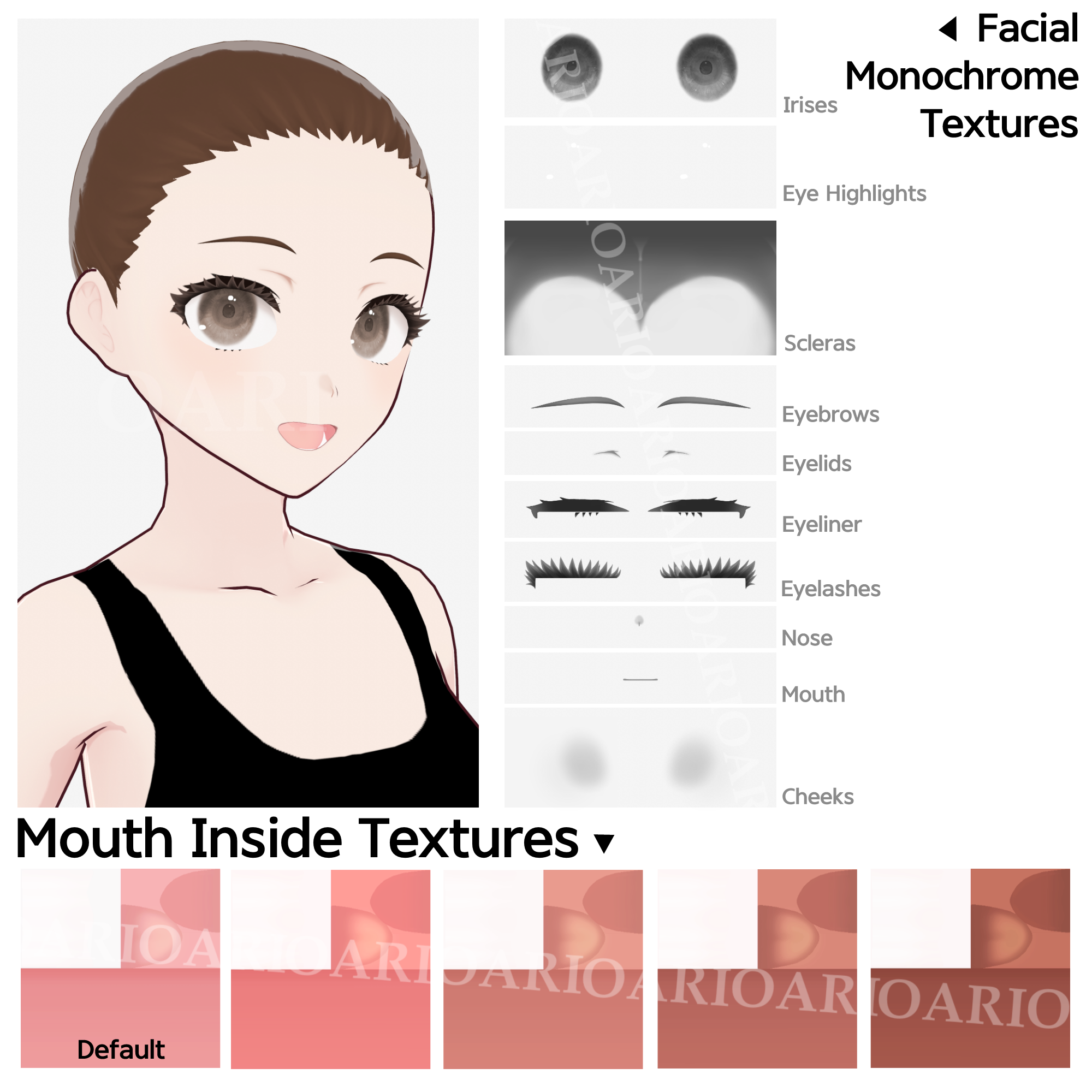 【VRoid】OARIのベースモデル / OARI base model - OARI shop - BOOTH