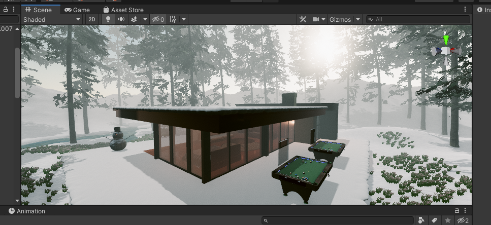 【VRChat Winter Modern Villa / トリシアのウィンターモダンヴィラ】 - Animus VR Productions ...