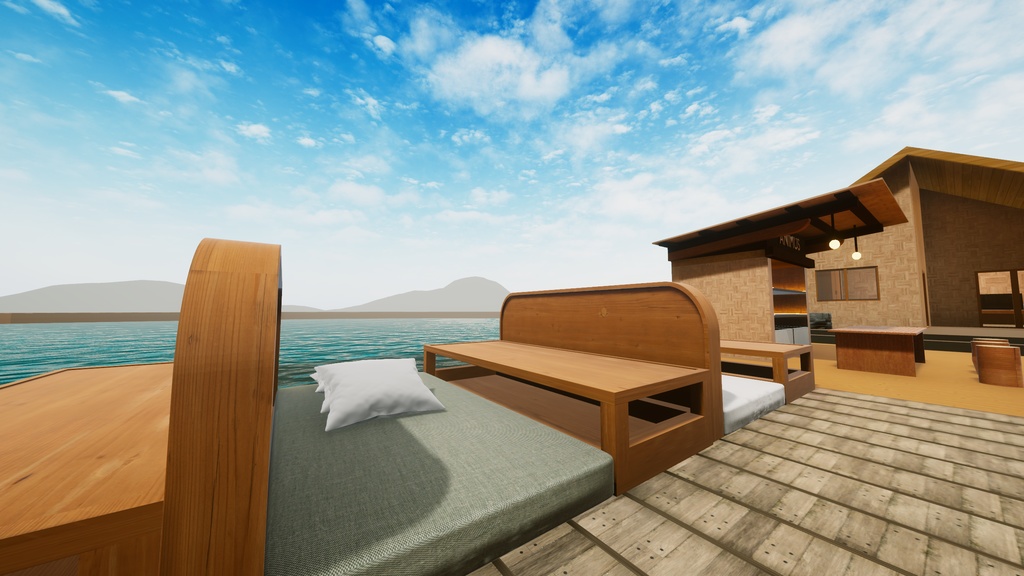 【VRChat AquaHaven Hideaway / 水の楽園隠れ家】 - Animus VR Productions - BOOTH