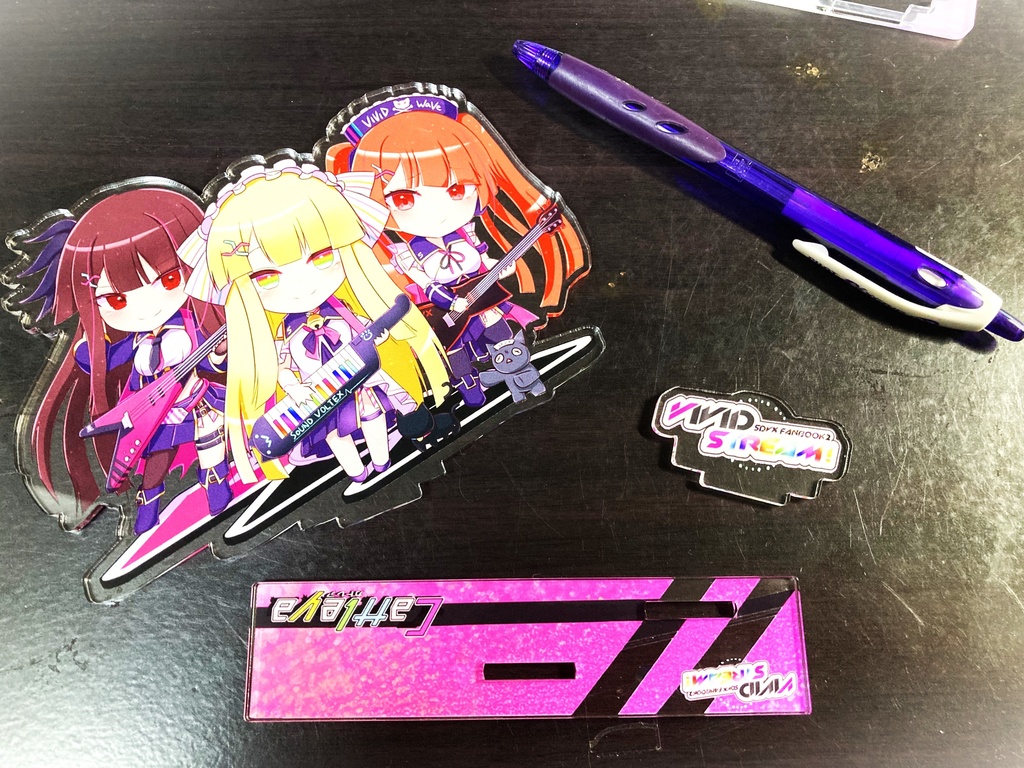 【C104】VIVID STREAM フレーム付きアクリルディスプレイ - Cattleya - BOOTH