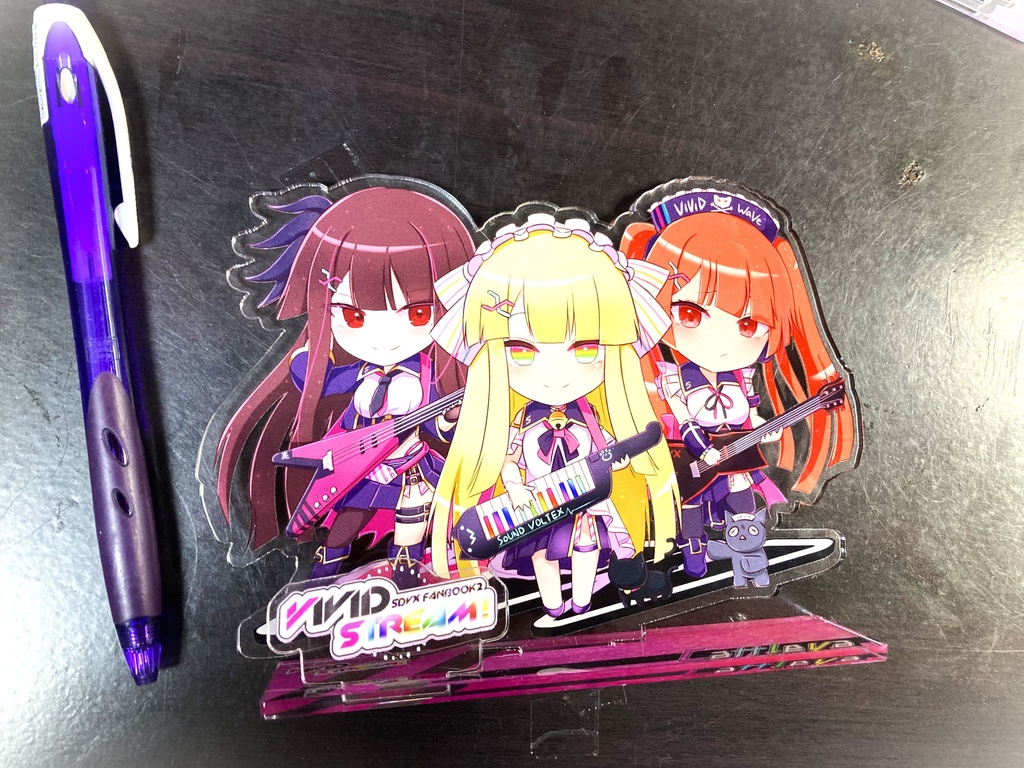 【C104】VIVID STREAM フレーム付きアクリルディスプレイ - Cattleya - BOOTH