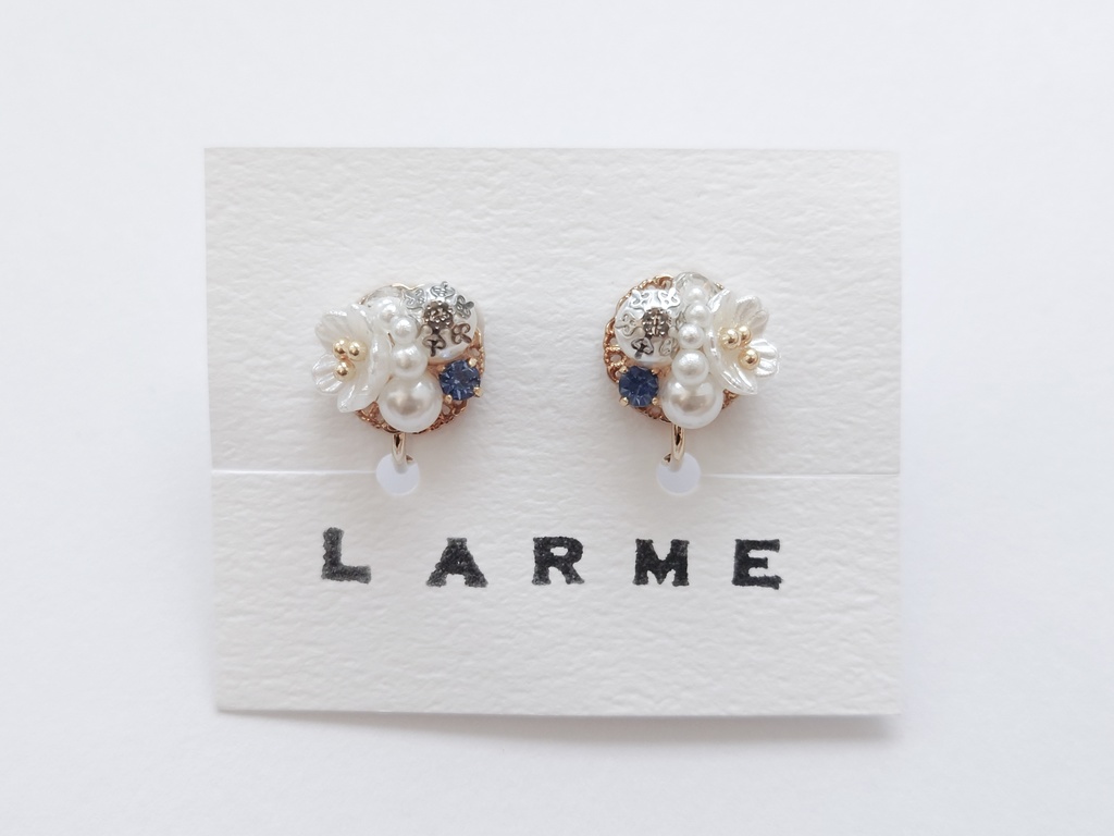 ビジューイヤリング1 - Larme(ラルム) - BOOTH