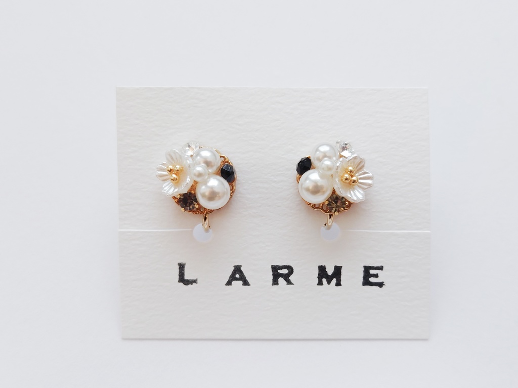 ビジューイヤリング1 - Larme(ラルム) - BOOTH