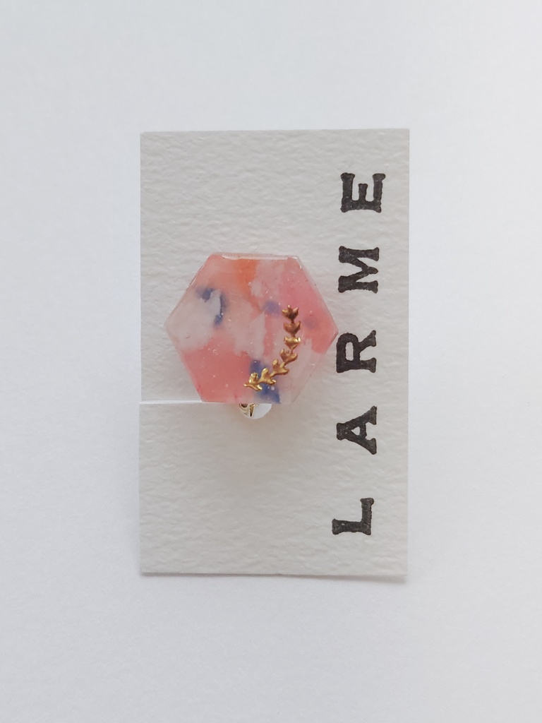 ヘキサゴンイヤリング1 - Larme(ラルム) - BOOTH
