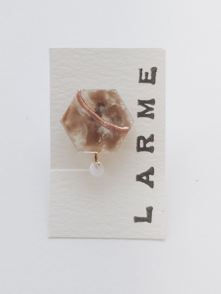 ヘキサゴンイヤリング2 - Larme(ラルム) - BOOTH