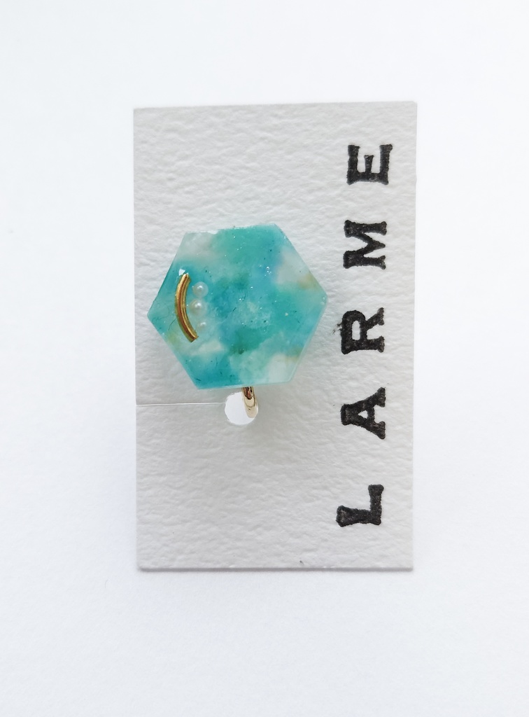 ヘキサゴンイヤリング2 - Larme(ラルム) - BOOTH