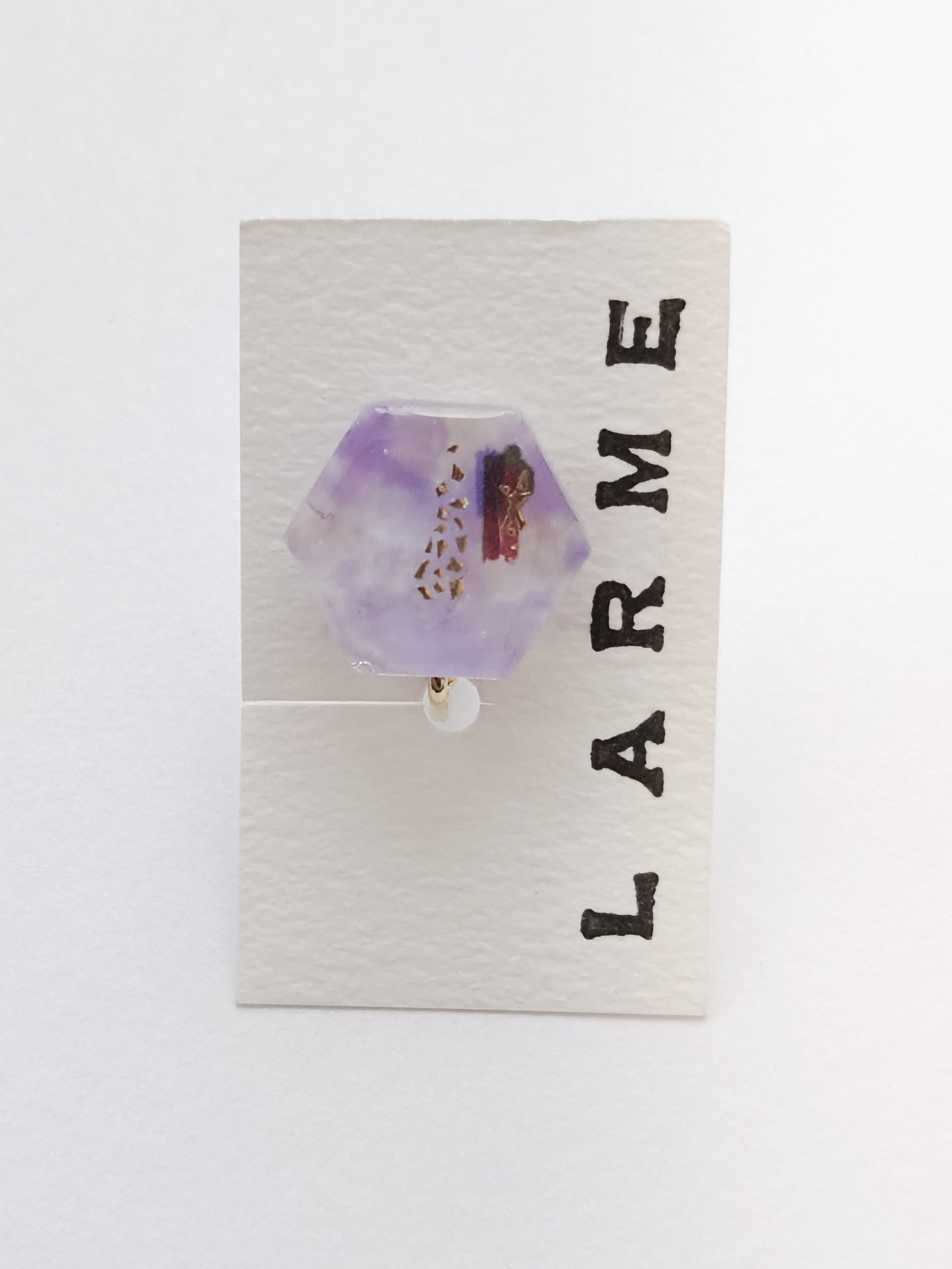 ヘキサゴンイヤリング2 - Larme(ラルム) - BOOTH