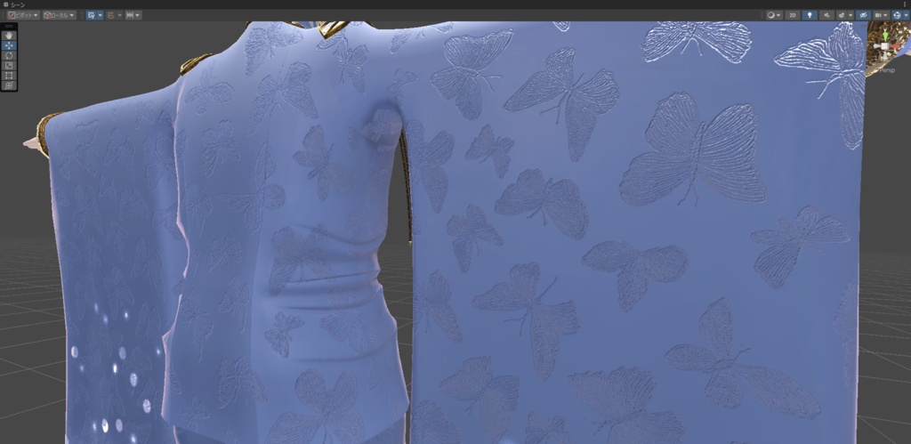 butterfly Nomalmap - 今日もはるね。 - BOOTH