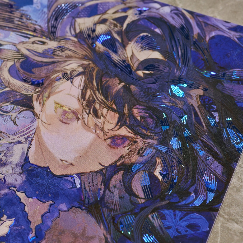 箔押しポストカード iris - SSS by applibot - BOOTH