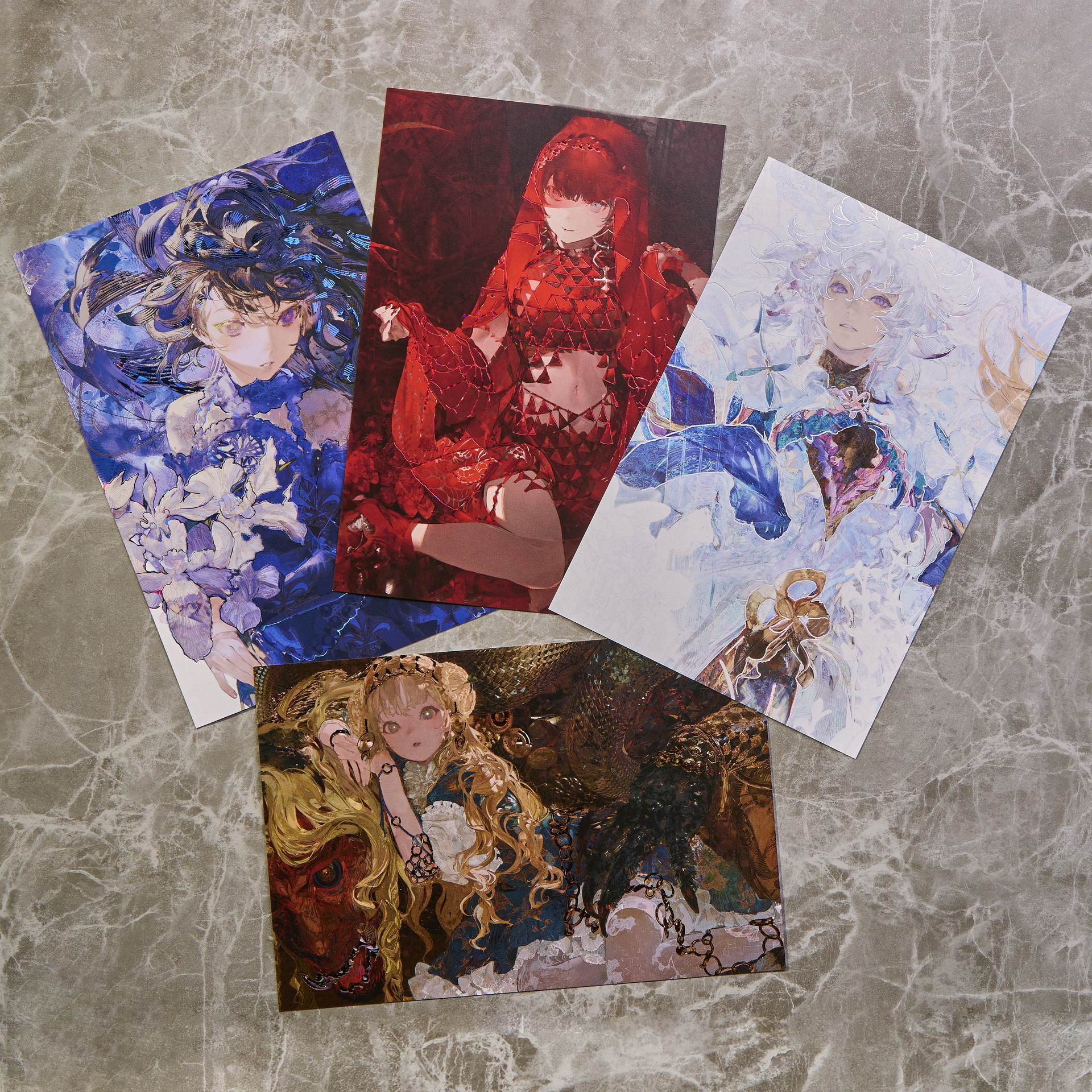 箔押しポストカード iris - SSS by applibot - BOOTH