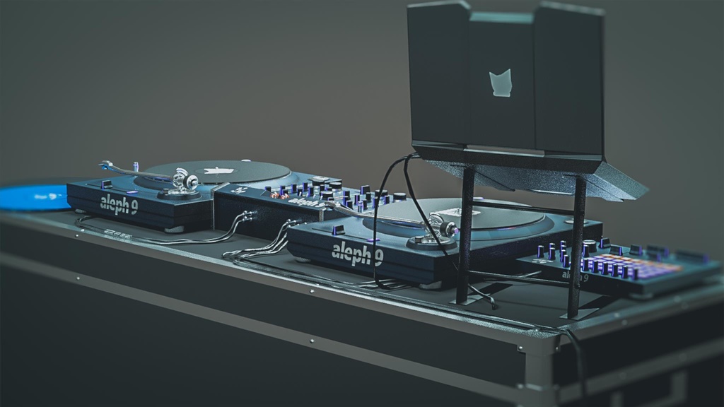 VDJ R-2100 [DJ booth] - aleph 9 - BOOTH