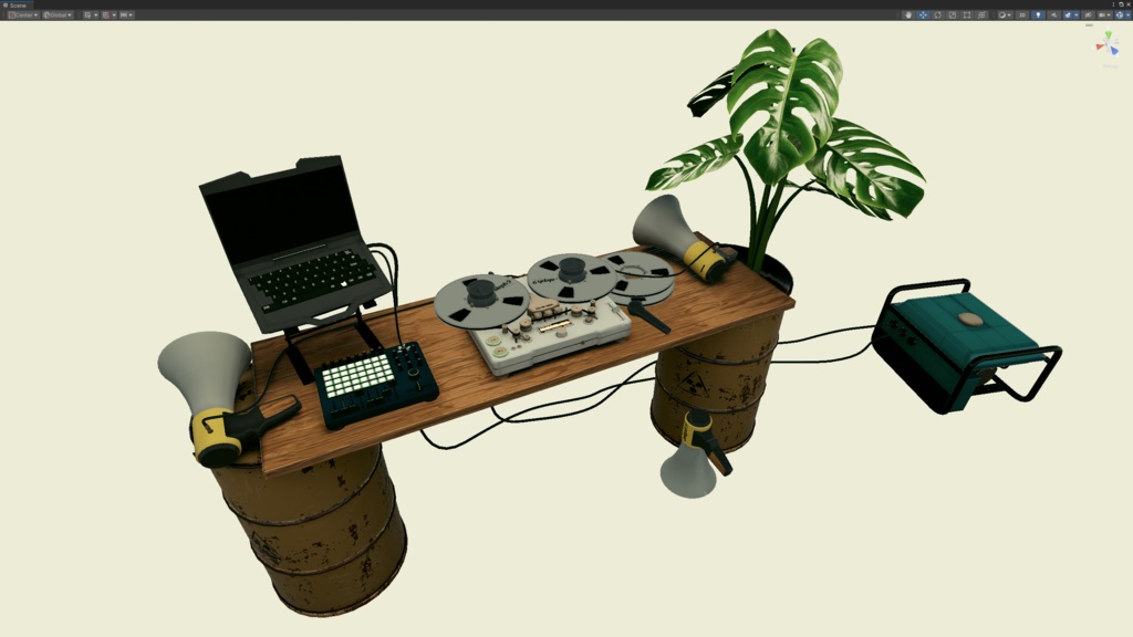 VDJ OR-3001 [DJ booth set] - aleph 9 - BOOTH