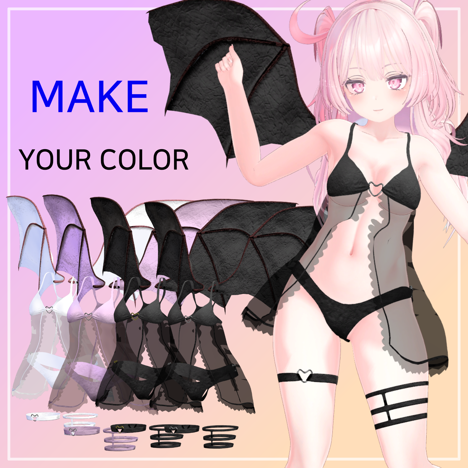 [Moe][Maya][Kikyo][Selestia] Succubus Cosplay - Overay - BOOTH