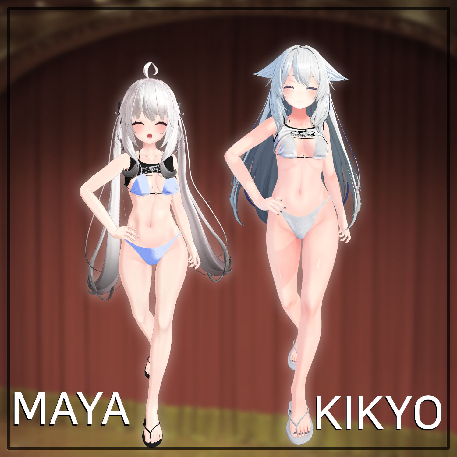 [Moe][Maya][Kikyo][Selestia] Crop Top Bikini - Overay - BOOTH