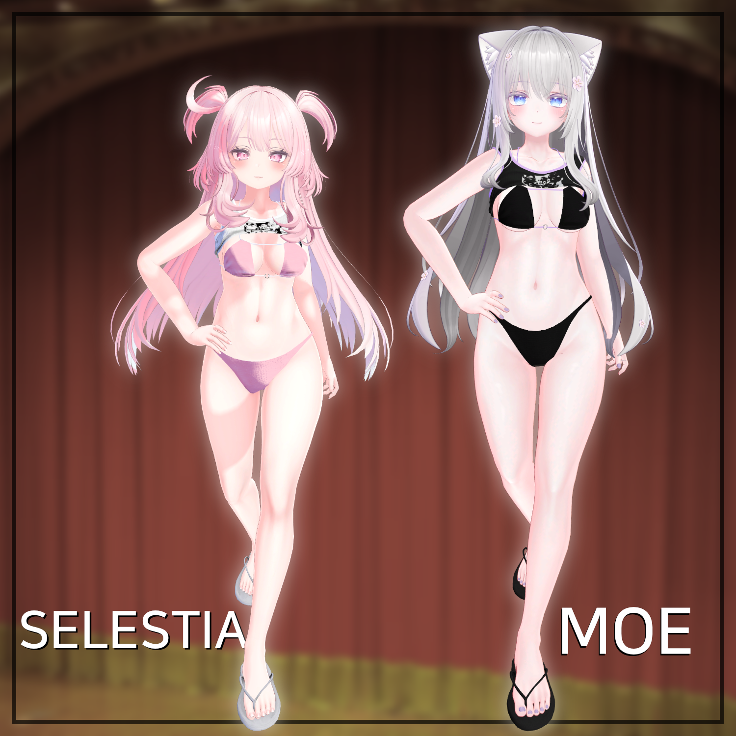 [Moe][Maya][Kikyo][Selestia] Crop Top Bikini - Overay - BOOTH