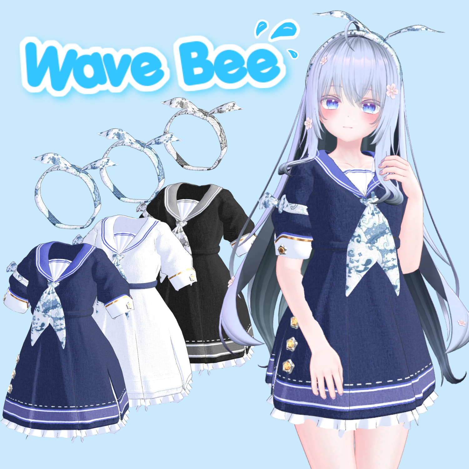 【PB】【4アバター対応】 Wave Bee 【VRChat想定】 - Overay - BOOTH
