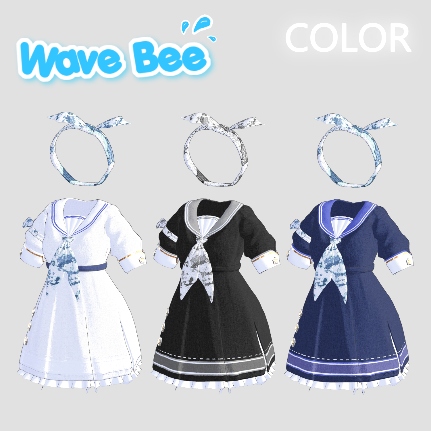 【PB】【4アバター対応】 Wave Bee 【VRChat想定】 - Overay - BOOTH