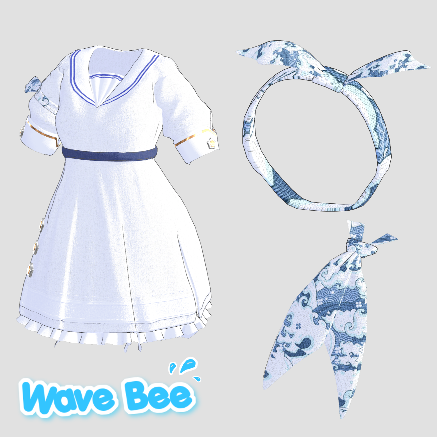 【PB】【4アバター対応】 Wave Bee 【VRChat想定】 - Overay - BOOTH