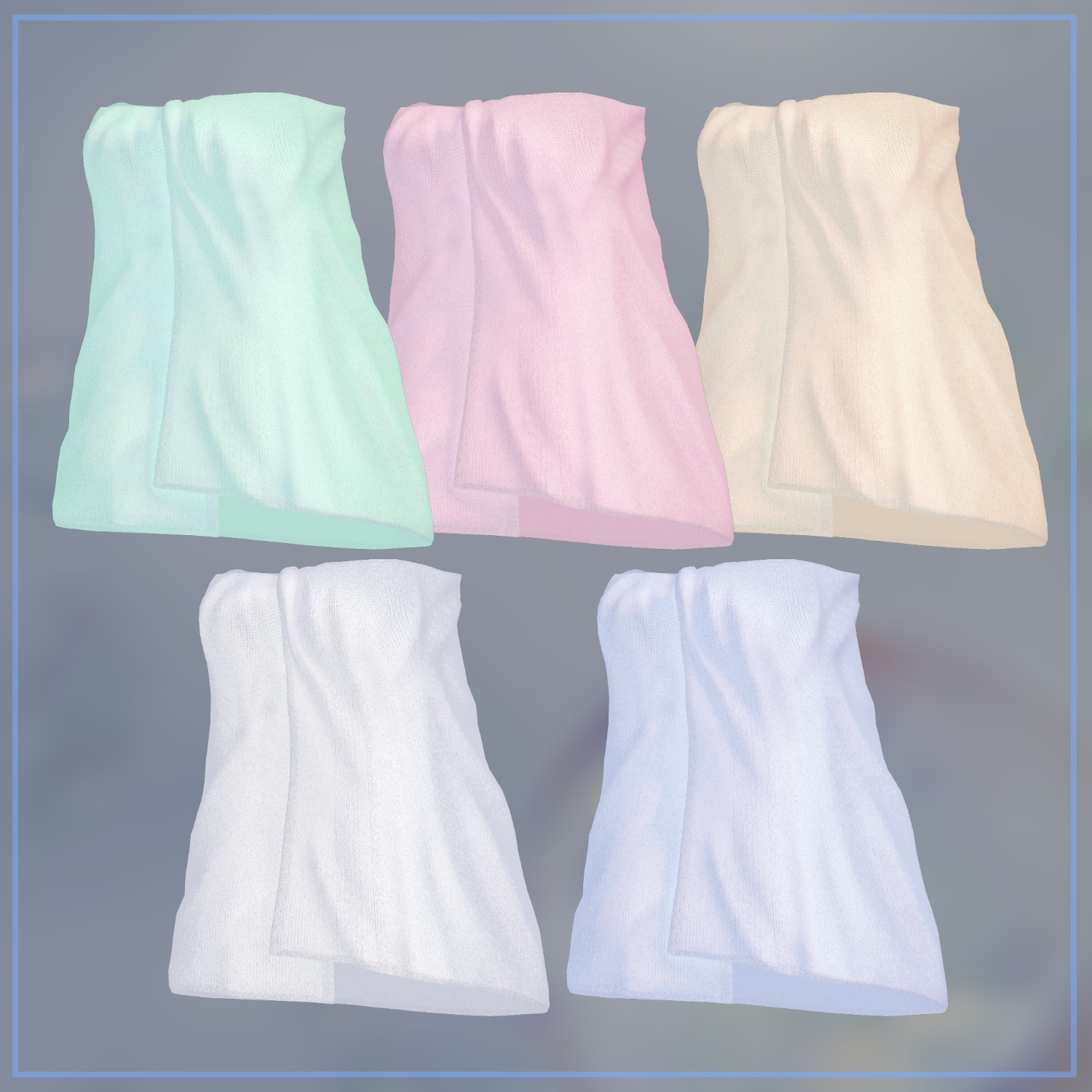【PB】【 4アバター対応】 Shower Robe 【VRChat想定】 - Overay - BOOTH